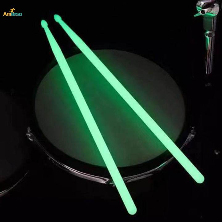 2Pcs Nylon Drumsticks Stick Night Light Drum Sticks for Children Adults ...