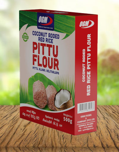 OGM Pittu - COCONUT ADDED RED RICE PITTU FLOUR | Daraz.lk