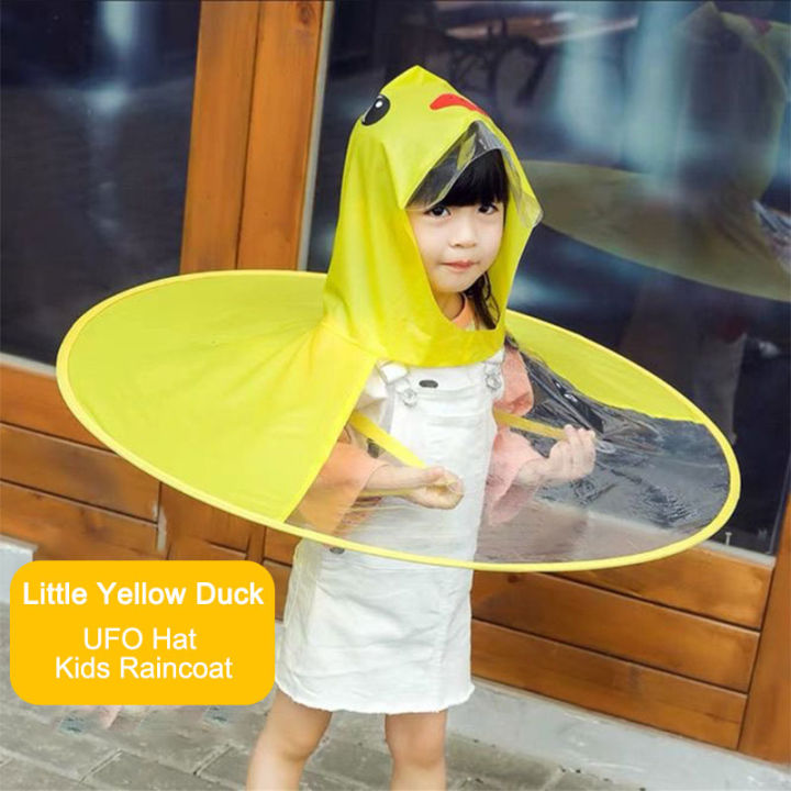 Little Yellow Duck Flying Saucer Children's Rain Coat Layor | Daraz.lk
