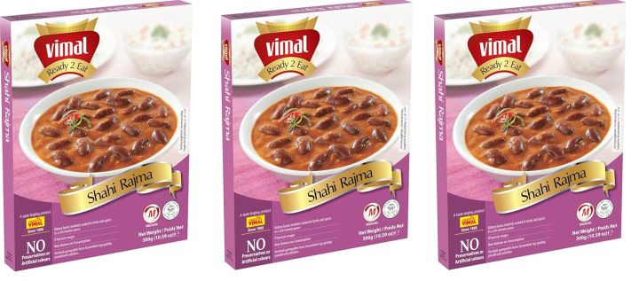 VIMAL Ready to Eat Shahi Rajma Instant Mix Vegetarian with No Added ...