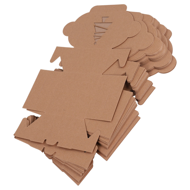 30 Kraft Cardboard Bakery Cookie Boxes Set Auto-Popup for Cookies ...