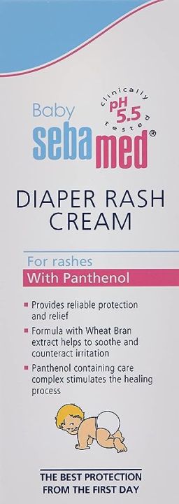 BABY Sebamed Diaper Rash Cream with Panthenol for Rashes - 100ml | Daraz.lk