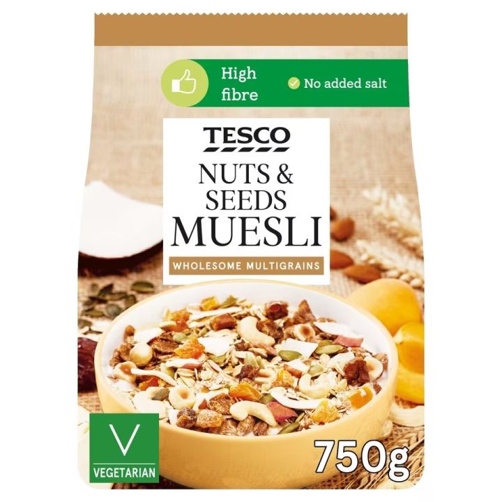 Tesco Fruit Nut & Seeds Muesli 750G (Uk) | Daraz.lk