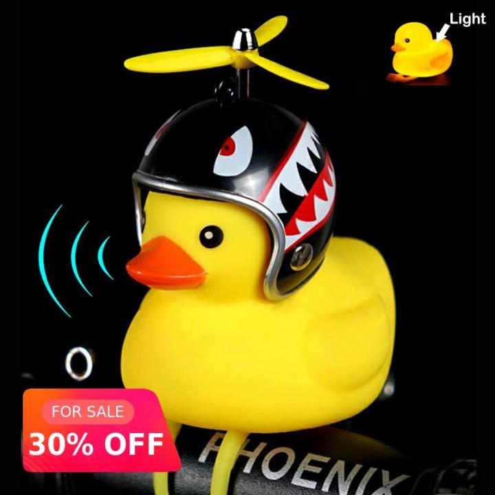Bicycle Light Bike Horn Bell Duck Front Lights Tail Handlebar Head Lamp ...