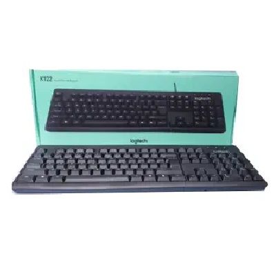Logitech K122 Wired Keyboard – Ergonomic Design for Office & Gaming Use ...