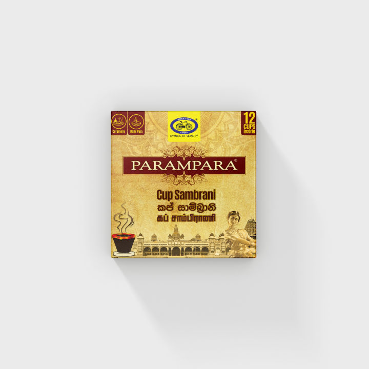 Parampara Cup Sambrani - 3 Boxes (36 Pieces) | Daraz.lk
