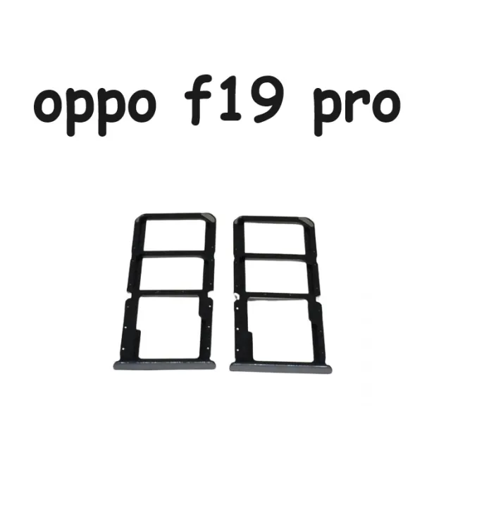 OPPO f19 pro SIM Card Tray SIM Card Tray Micro SD Card Tray Black ...