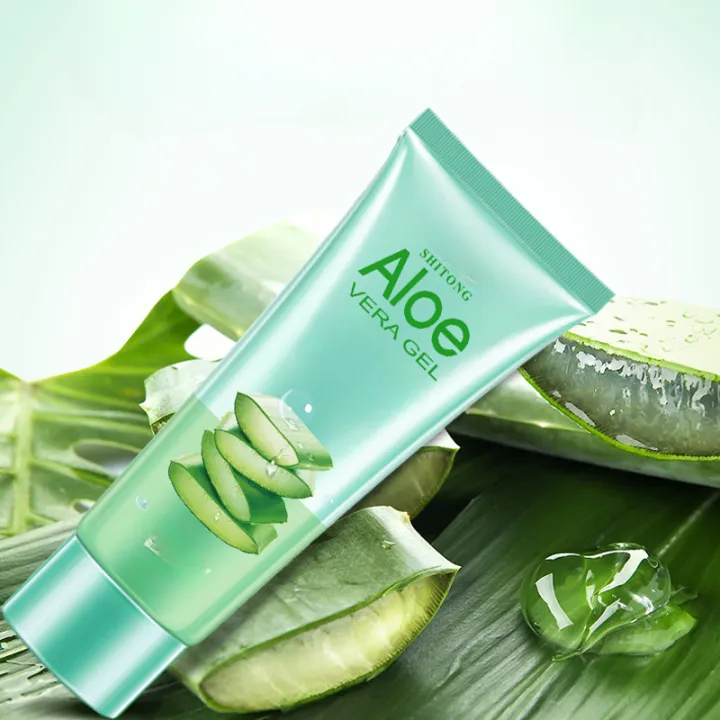 Shitong Aloe Vera Gel Moisturizing Moisturizing Skin Lightening Acne Printing Post Sun Repair ...