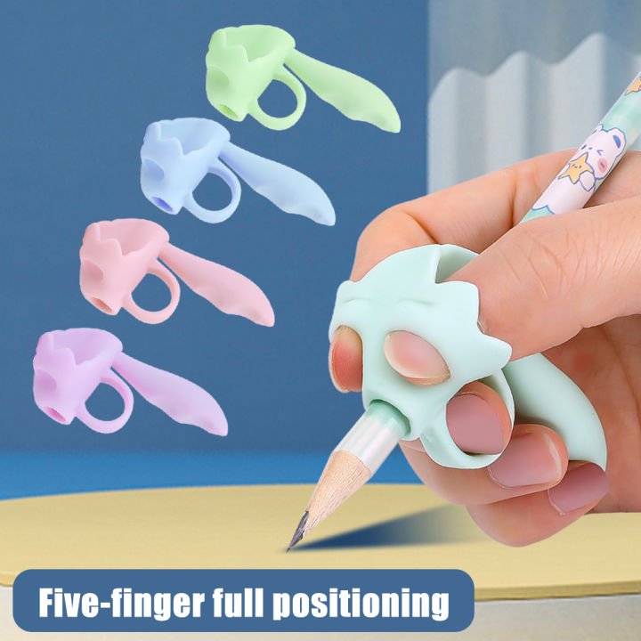Five-Finger Children Writing Pencil Holder Kids Learning Practise Pen ...