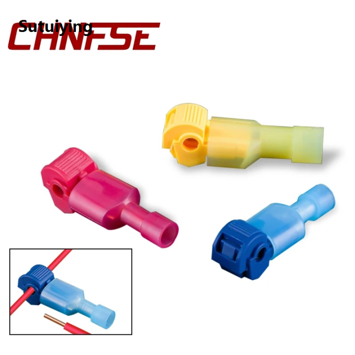 Sutuiying Fashion 20/50pcs Quick Electrical Cable Connectors Snap ...