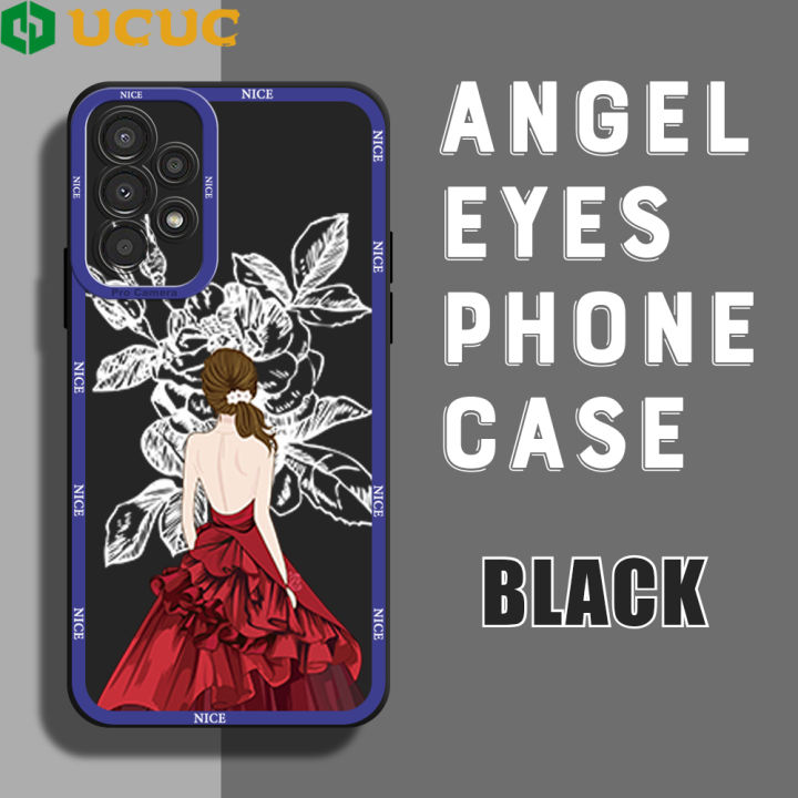 UCUC for Samsung Galaxy A13 Back Cover Beautiful Girl Shockproof Soft ...