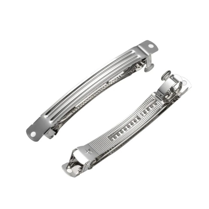 10-50Pcs French Barrette Spring Hair Clips Automatic Clip Blank Width ...