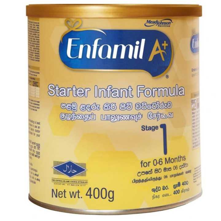 Enfamil A+ Stage 1 Starter Infant Formula for 0-6 months 400g | Daraz.lk