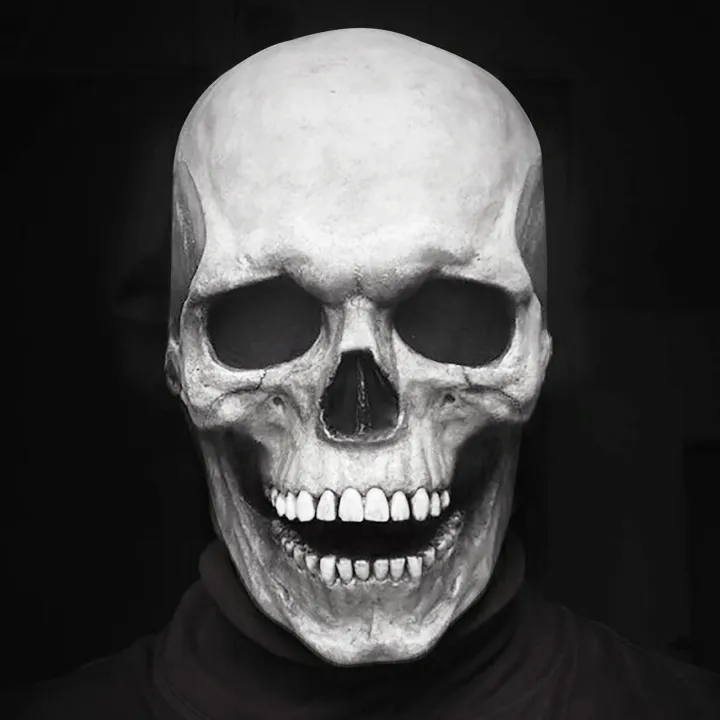 Full Head Skull Mask Skeleton Mask Halloween Costume Horror Evil Call ...