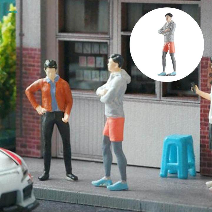 Micro Landscape, Doll Toy, Running Boy Mini Realistic 1/64 Scale ...