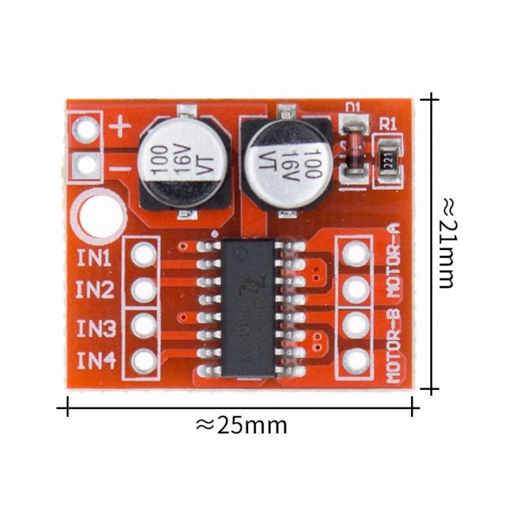【Happy childhood memories】2 DC motor reversing PWM speed dual H bridge ...
