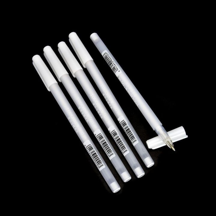 White Ink Gel Pen for Artists Painting Supplies Highlight Reviser ...