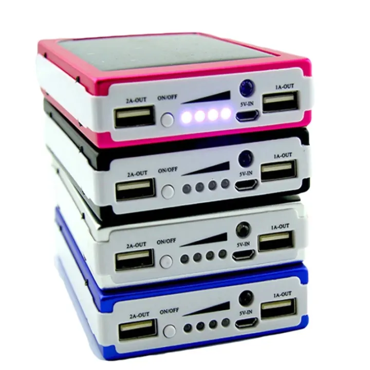 DIY Portable 5x18650 Powerbank Pover Power Bank 18650 Solar Power Bank ...