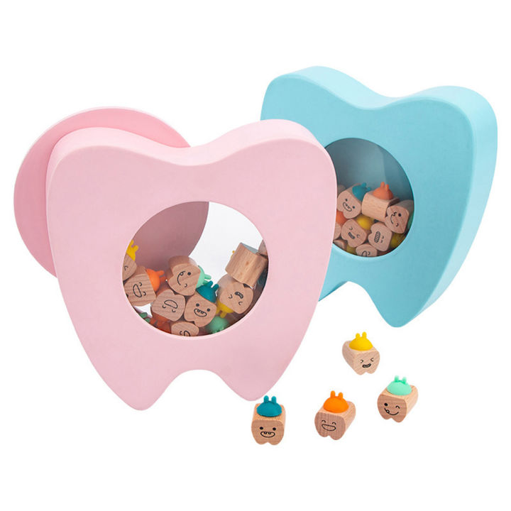 Kidlove Baby Teeth Keepsake Box Deciduous Teeth Memorial Box Tooth ...
