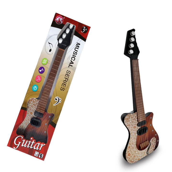 Kids 4 String Toy Guitar - Realistic Steel Strings - Beginner Practice ...