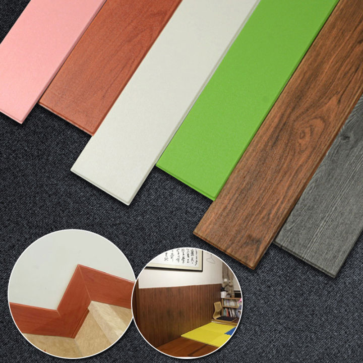 Self Adhesive Waterproof Line Living Room Corridor Skirting Line Tile ...