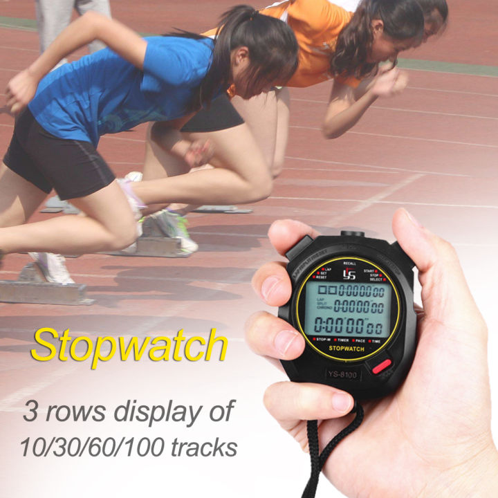 Meter Sports Training Meter Professional Handheld Digital Stopwatch ...