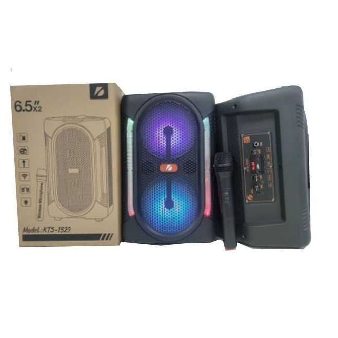 Wireless Portable Bluetooth Kts-1329 Speaker With Led Colorful Light ...