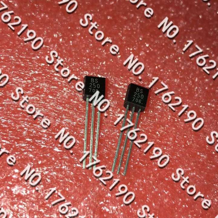 200pcs Transistor P Channel Bs250 Dip To-92 Mos Tube | Daraz.lk