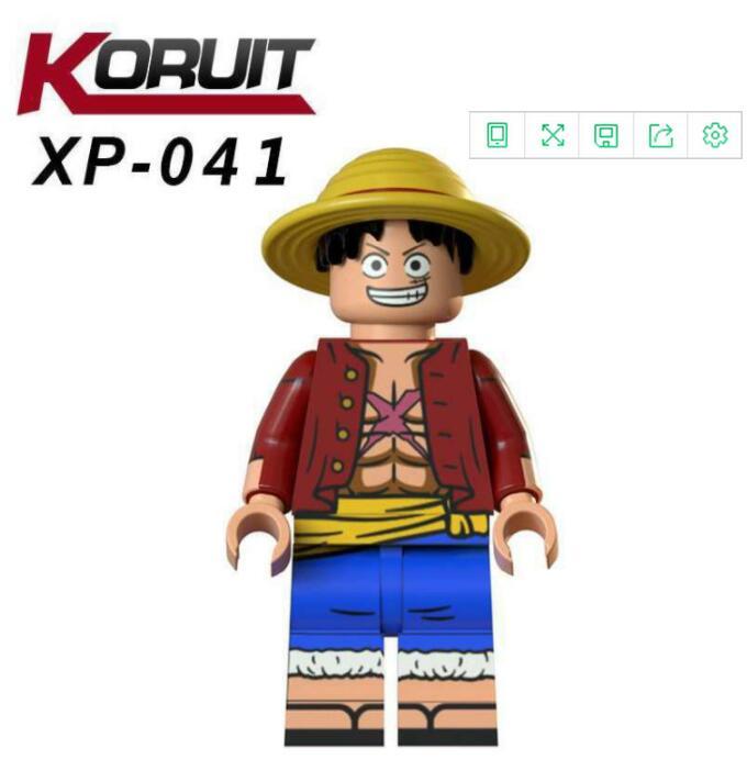 Single Sale Figure One Piece Monkey D Luffy Sauron Nami Model Building ...