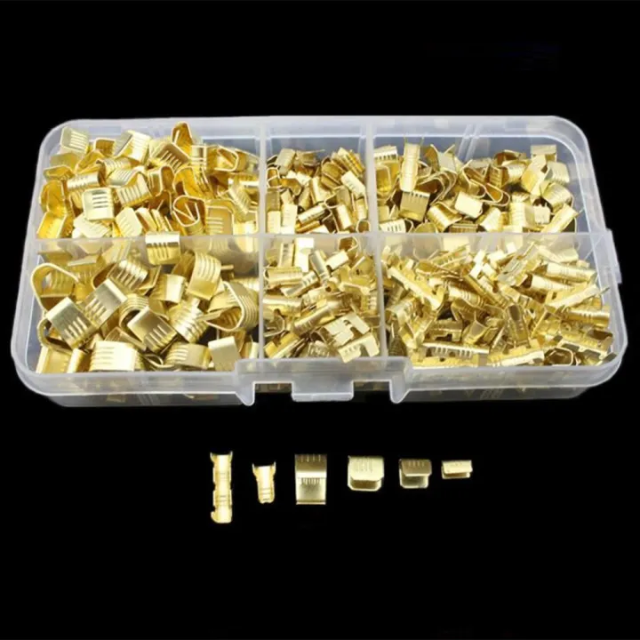 Sojhoop 550 Pcs U Shape Copper Ring Terminals Crimp Kit - Terminal ...