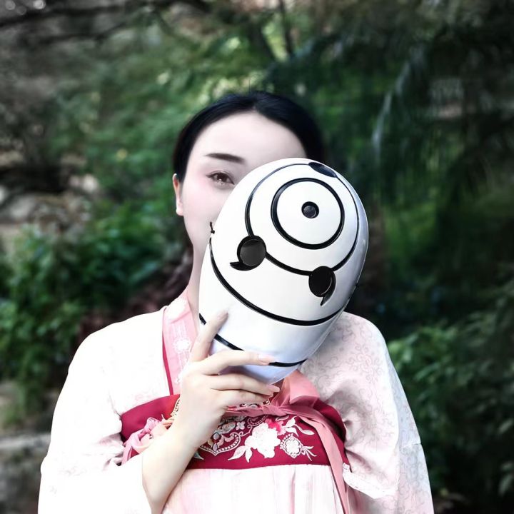 2Style Anime Uchiha Mask Tobi Obito Akatsuki Ninja Madara Cosplay ...