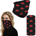 Headband Balaclava Motorcycle Red Cloud Masks Cosplay Anime Naruto ...