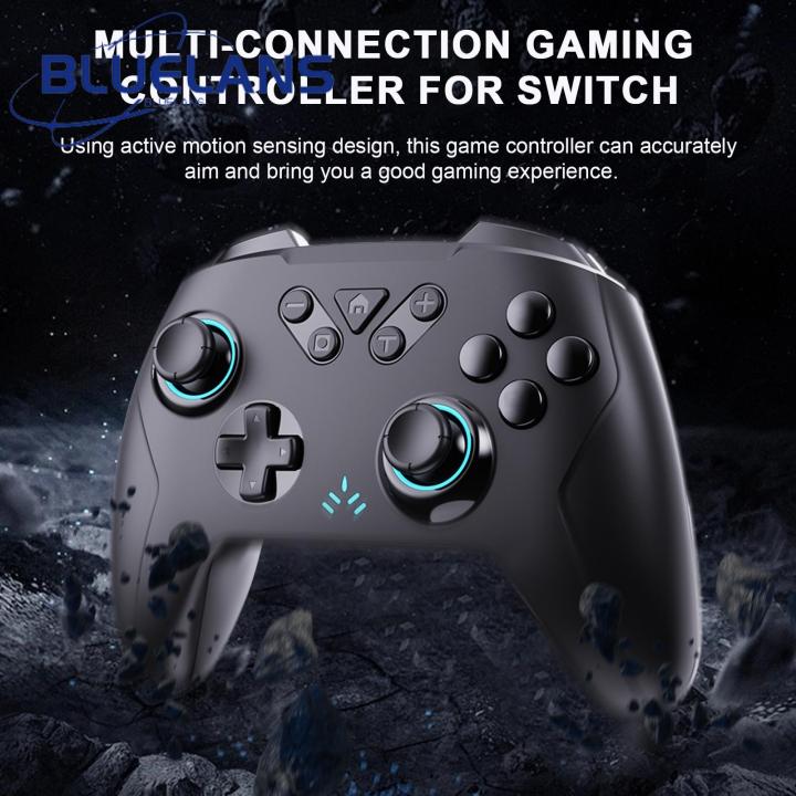 Gaming Controller for Switch Wireless Gamepad with Colourful Lights for ...