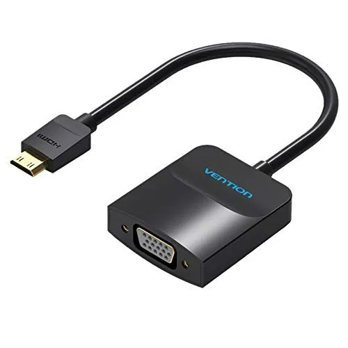 Vention Mini HDMI to VGA Cable Male to Female VGA Adapter Converter for ...