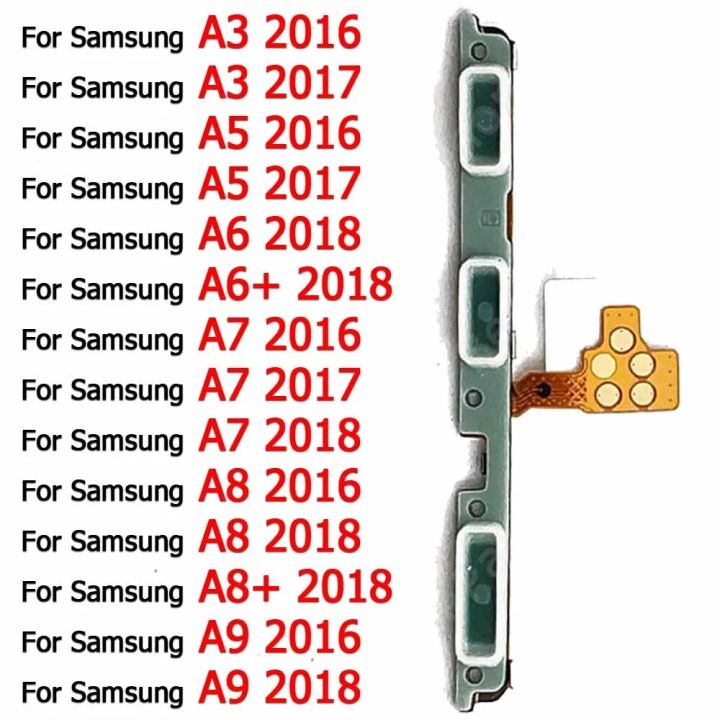 Key Power On Off Side Button Volume New Repair Flex Cable For Samsung Galaxy A7 2017 A8 Plus A8 ...