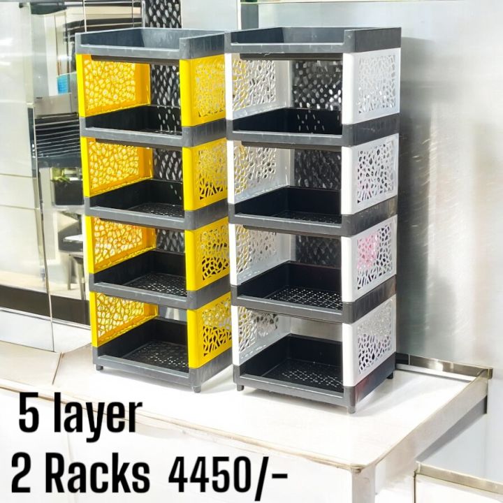 5-layer Book Rack 2pcs Combo pack Elegant Racks | Daraz.lk