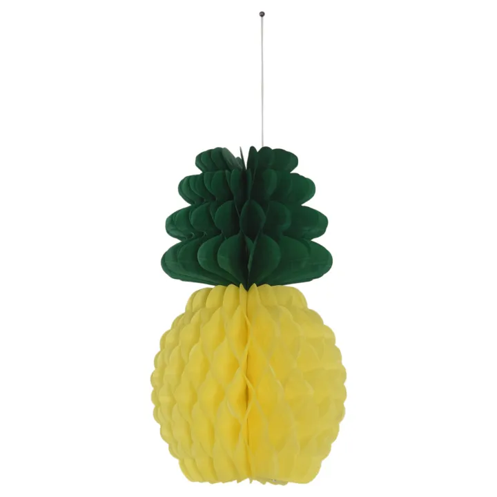 SRIWEN 12 Pack Pineapple Honeycomb Centerpieces Tissue Paper Pineapple ...