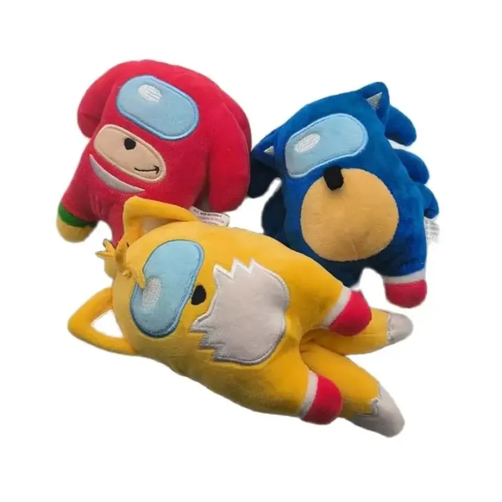 15cm sonic cartoon Plush Doll cartoon supersonic movable Doll Soft ...