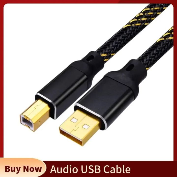 High Speed DAC USB Cable 2.0 OFC Digital Cables Audio Kable Type A to B ...