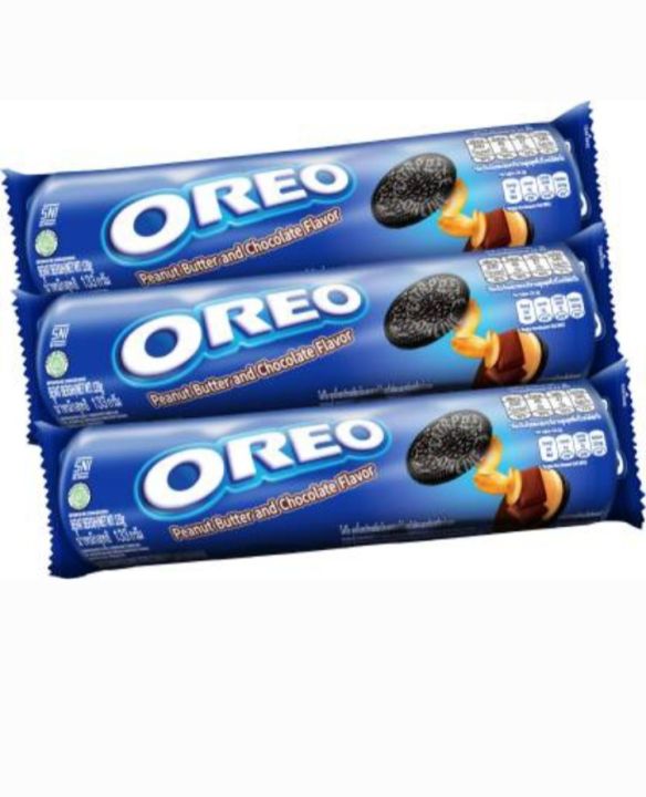Oreo Peanut Butter and Chocolate Cream Flavoured 119g x 3Pcs | Daraz.lk