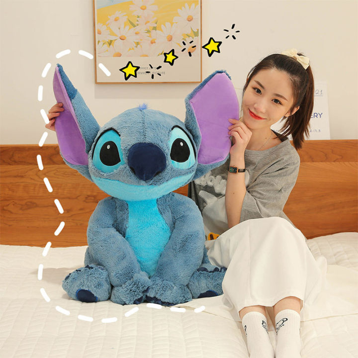 Yeah Keniaoet Disney Stitch Plush Toy Doll Anime Lilo Stitch Sitting ...
