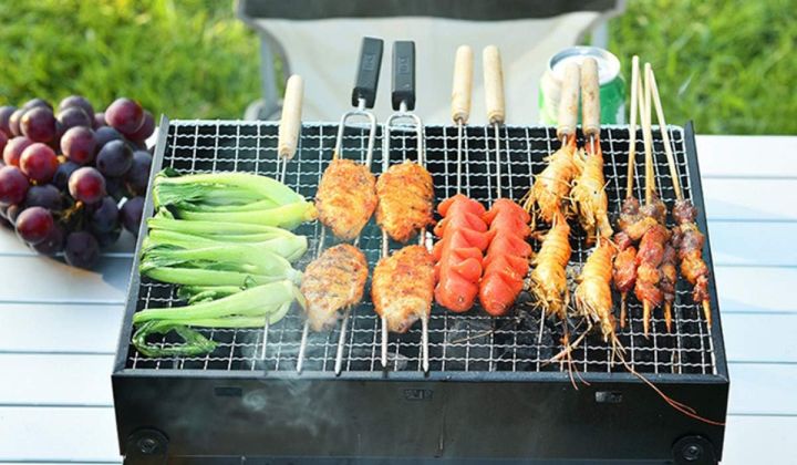 Portable BBQ Grill Fordable BBQ Machine | Daraz.lk
