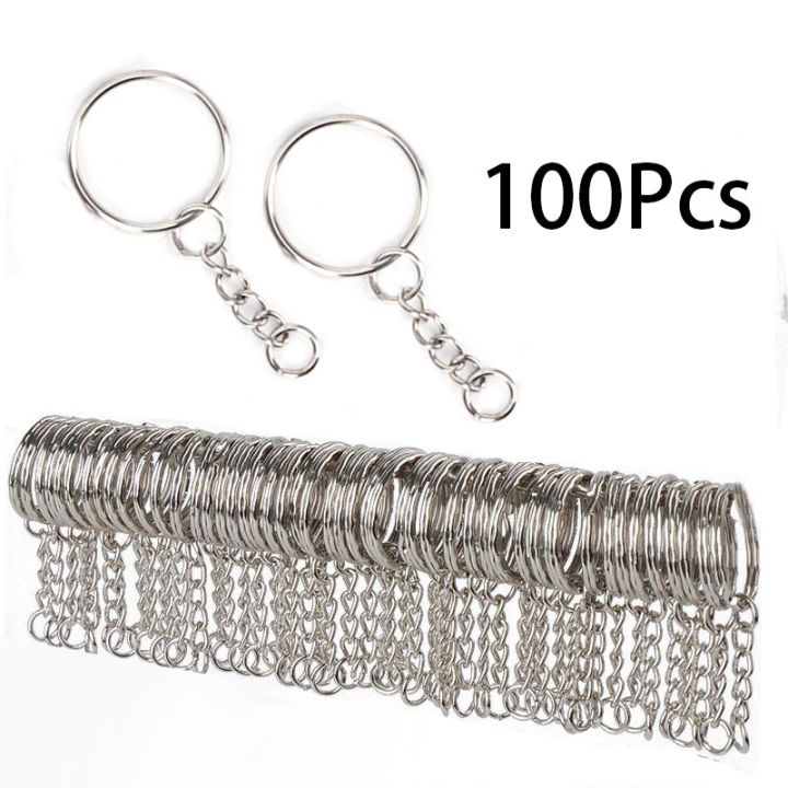 100pcs 25mm Key Ring Chain For Dog Tag Id Dogs Tag Connectors For ...