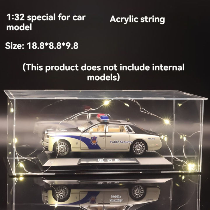 1:32/1:24 Diecast Model Car Dust Cover Transparent Acrylic Dust Cover ...
