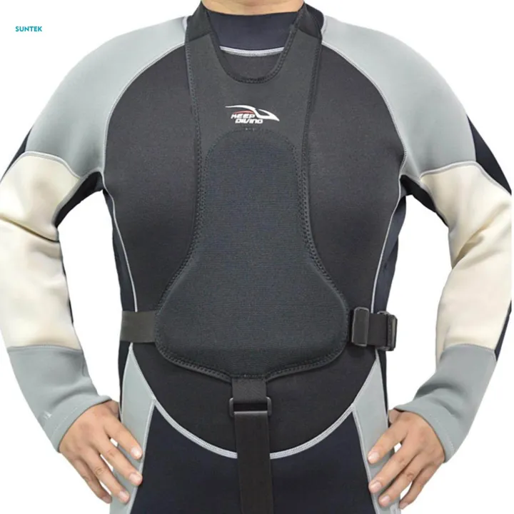 Spearfishing Chest Pad Neoprene Diving Vest for Freediving Fishing ...