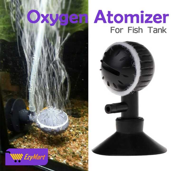 EzyMart - Aquarium Oxygen Atomizer Bubble Aerator Booster Fish Tank ...
