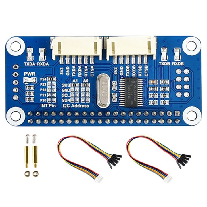 SRIWEN Expansion Board for 4B/3B/Zero SC16IS752 I2C Interface Two-Way ...
