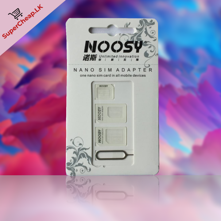 Noosy Sim Card Adapter Kits with Nano Sim Adapter and Micro Sim Adapter ...