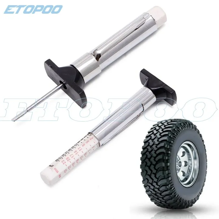 Car Tire Depth Thread Gauge Color Indicator 0-25mm Auto Wheel ...