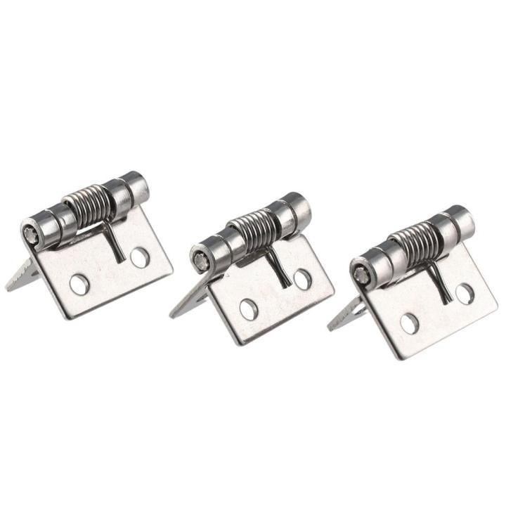 DIY 0.98" Spring Hinge Stainless Steel with Screws Loaded Hinges ...